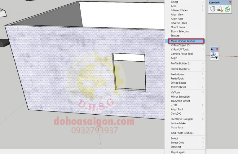 TẠO MAP VẬT LIỆU TRONG SKETCHUP - ĐỒ HỌA SÀI GÒN