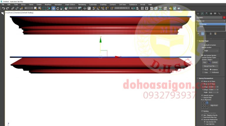 PLUGIN SWEEP PROFILE TRONG 3DSMAX | CÁCH SỬ DỤNG