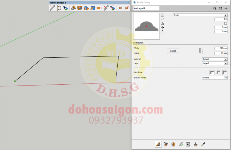 HƯỚNG DẪN SỬ DỤNG PLUGIN PROFILE BUILDER 3 SKETCHUP