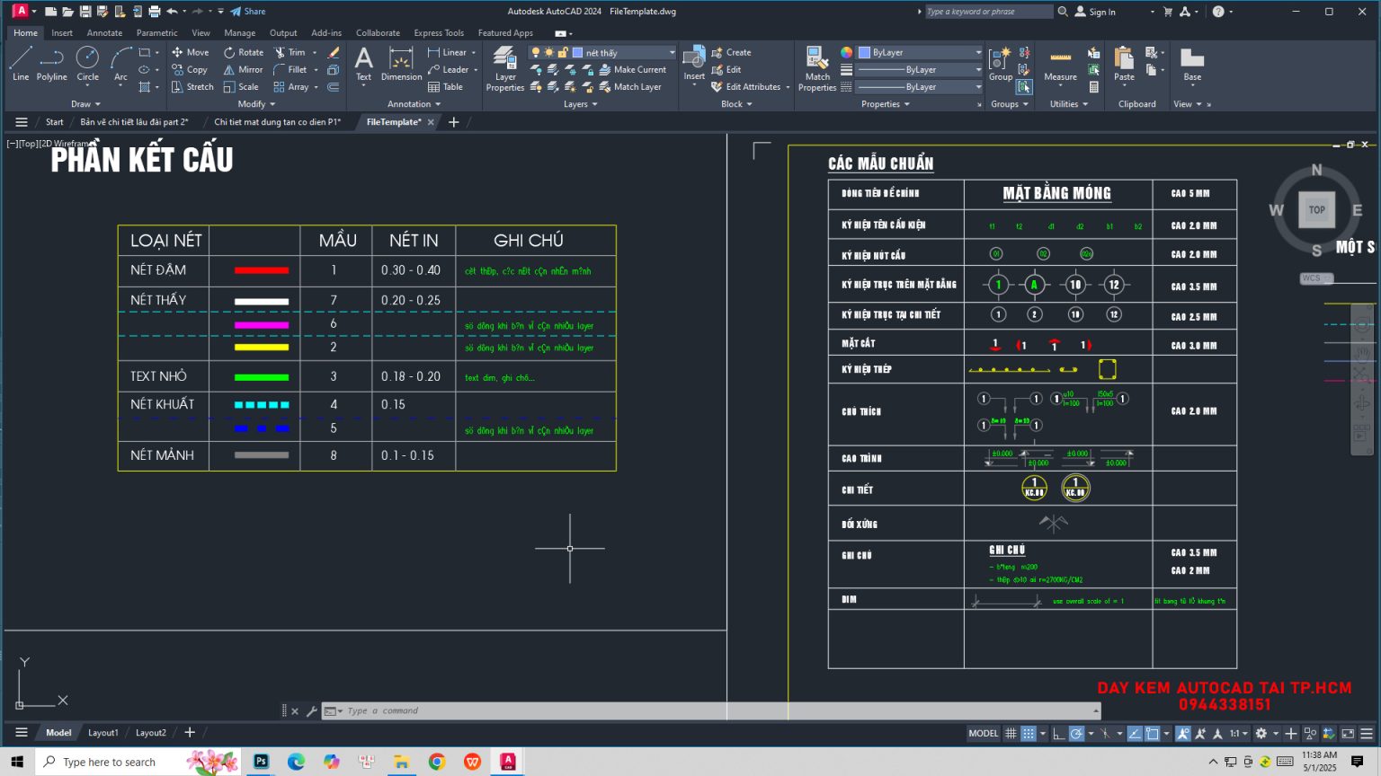 THƯ VIỆN AUTOCAD FILE TEMPLATE - ĐỒ HỌA SÀI GÒN